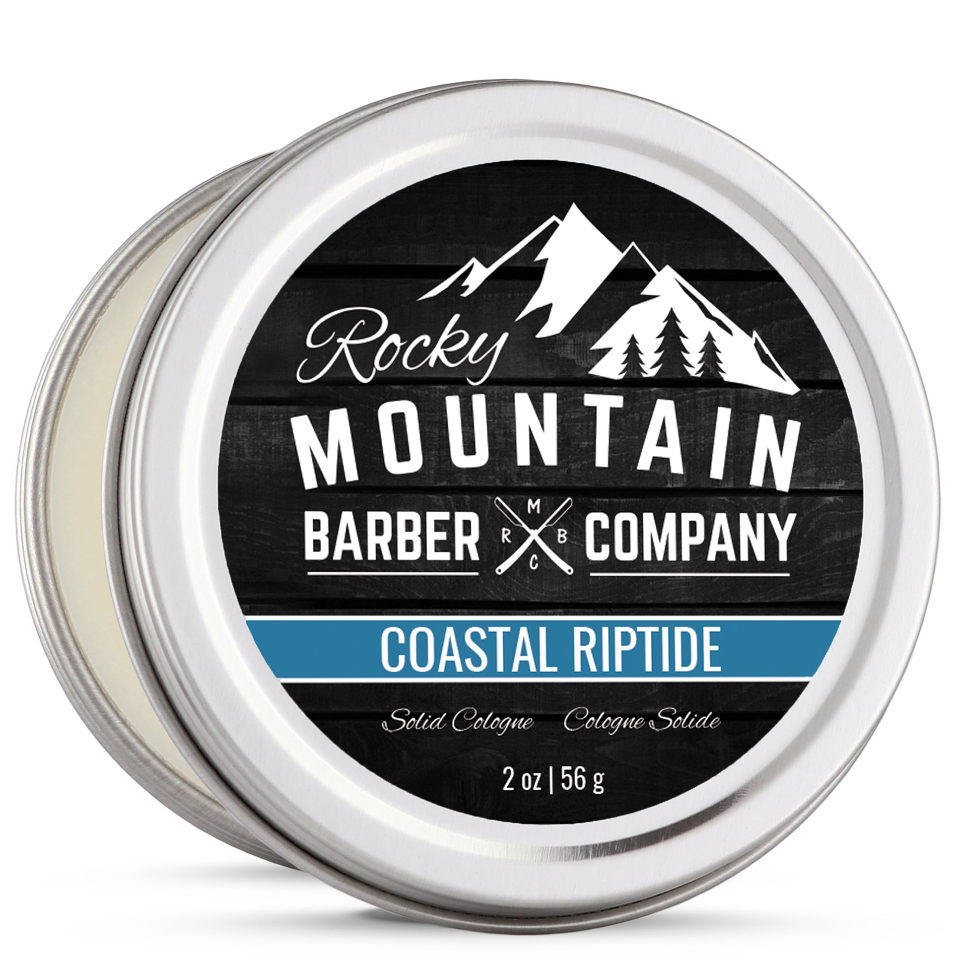 Coastal Riptide Solid Cologne | Spray Cologne Alternative – Rocky Mountain Barber Company